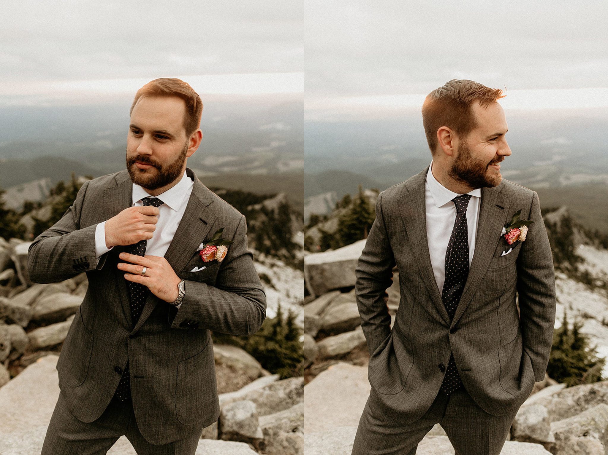Mountain Top Elopement at the Mt. Pilchuck Fire Lookout