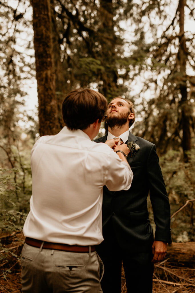 Dreamy Hoh Rain Forest Elopement | Marina + Jack