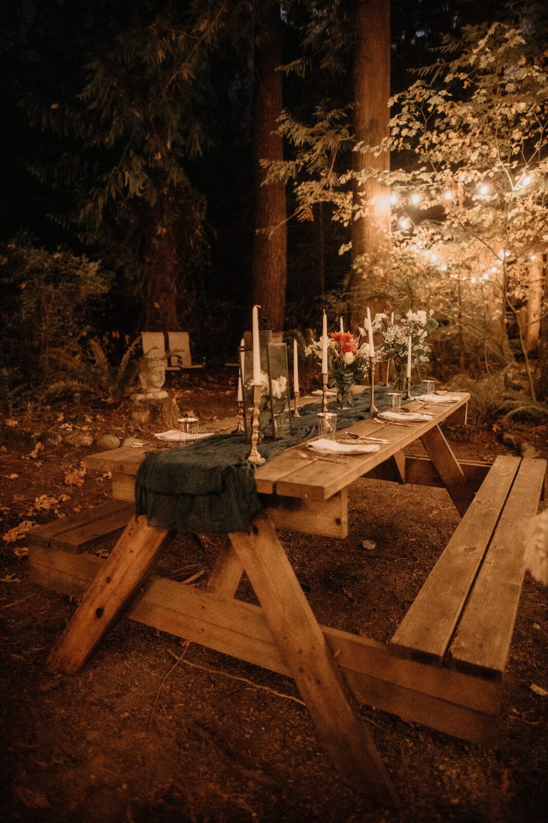 Andrea & Ricky's Woodsy Fall Elopement at TreeHouse Point